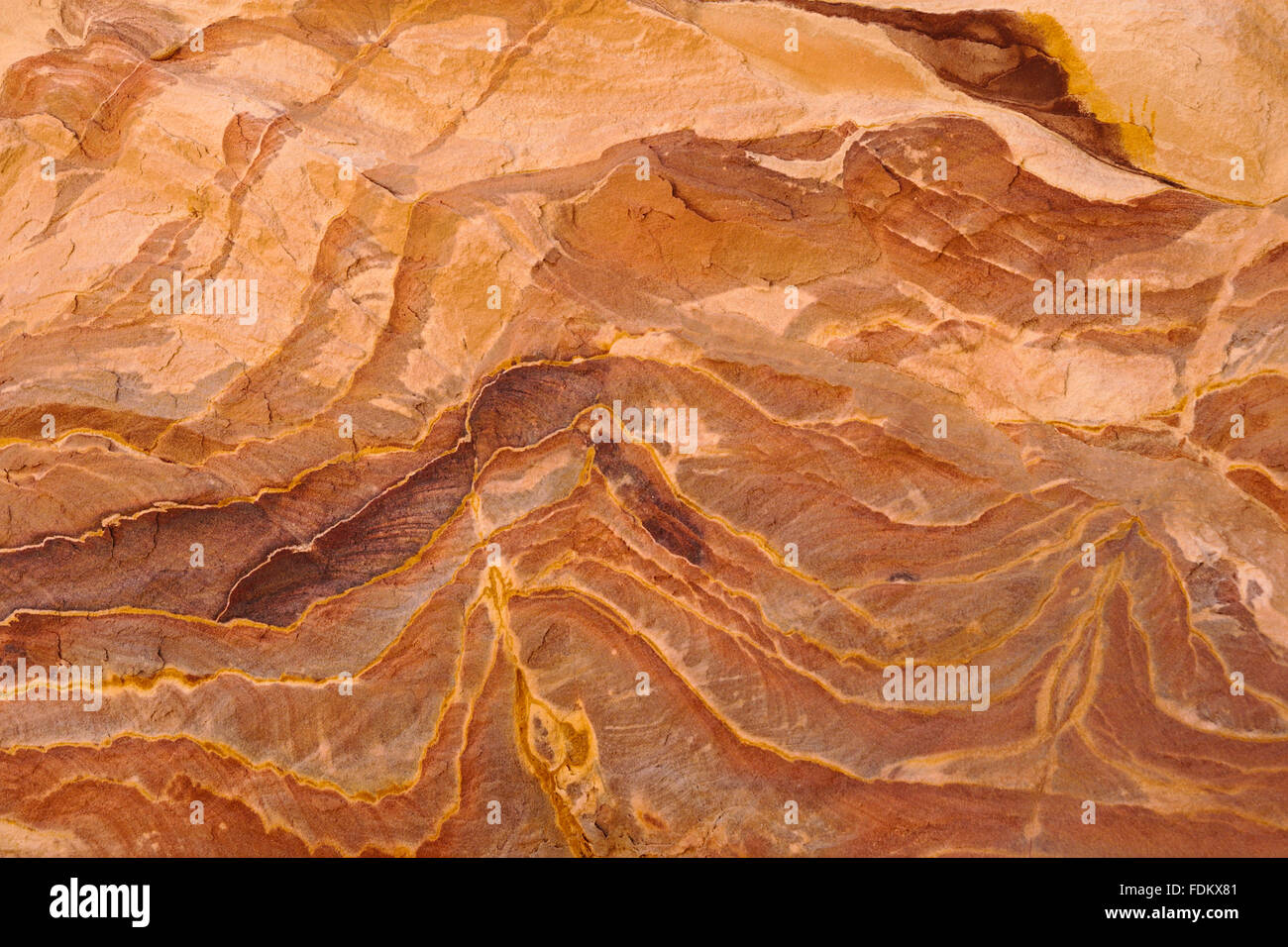 Colored sandstone in Petra, Jordan Stock Photo - Alamy