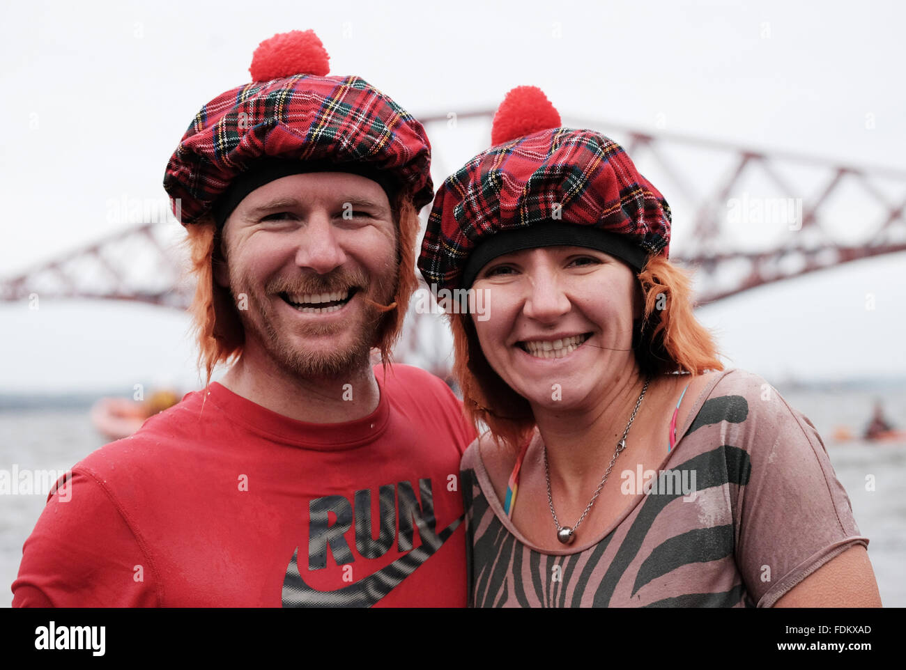 Hundreds of Loony Dookers take part in the traditional New Year's Day ...