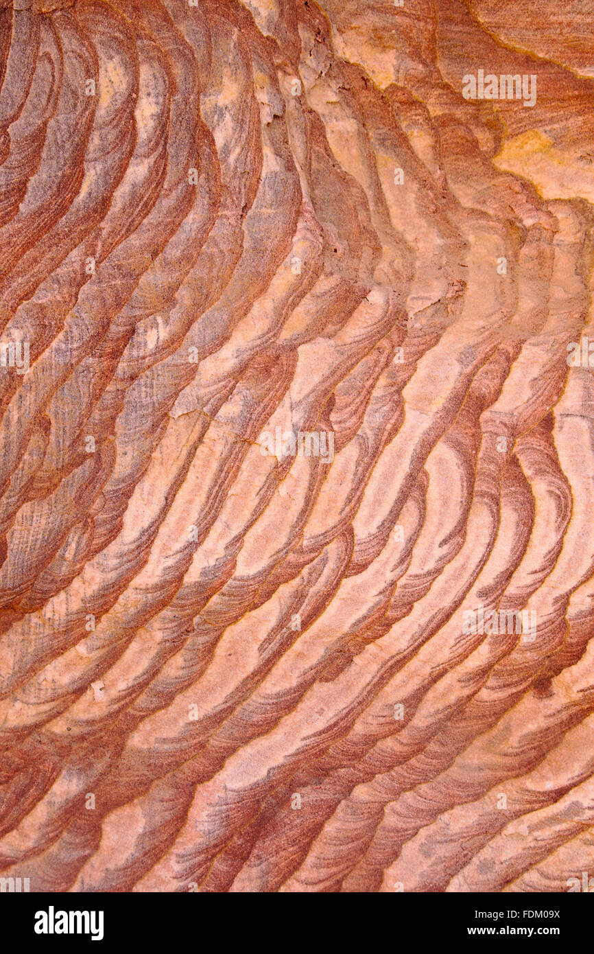 Colored sandstone in Petra, Jordan Stock Photo - Alamy