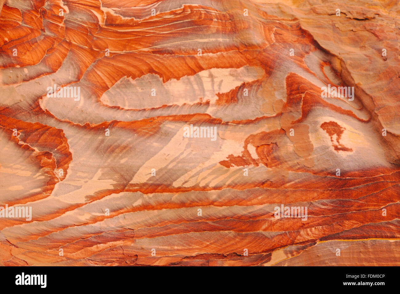 Colored sandstone in Petra, Jordan Stock Photo - Alamy