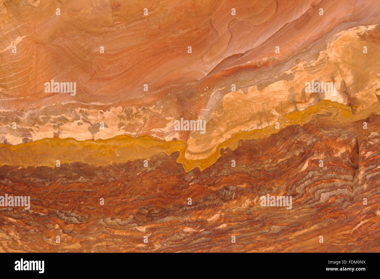 Colored sandstone in Petra, Jordan Stock Photo - Alamy