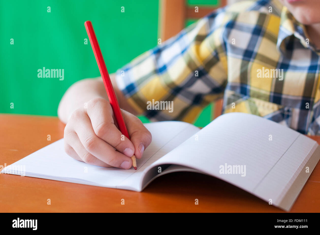 Student handwriting with pencil hi-res stock photography and images - Alamy