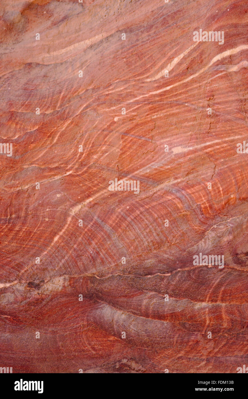 Colored sandstone in Petra, Jordan Stock Photo - Alamy