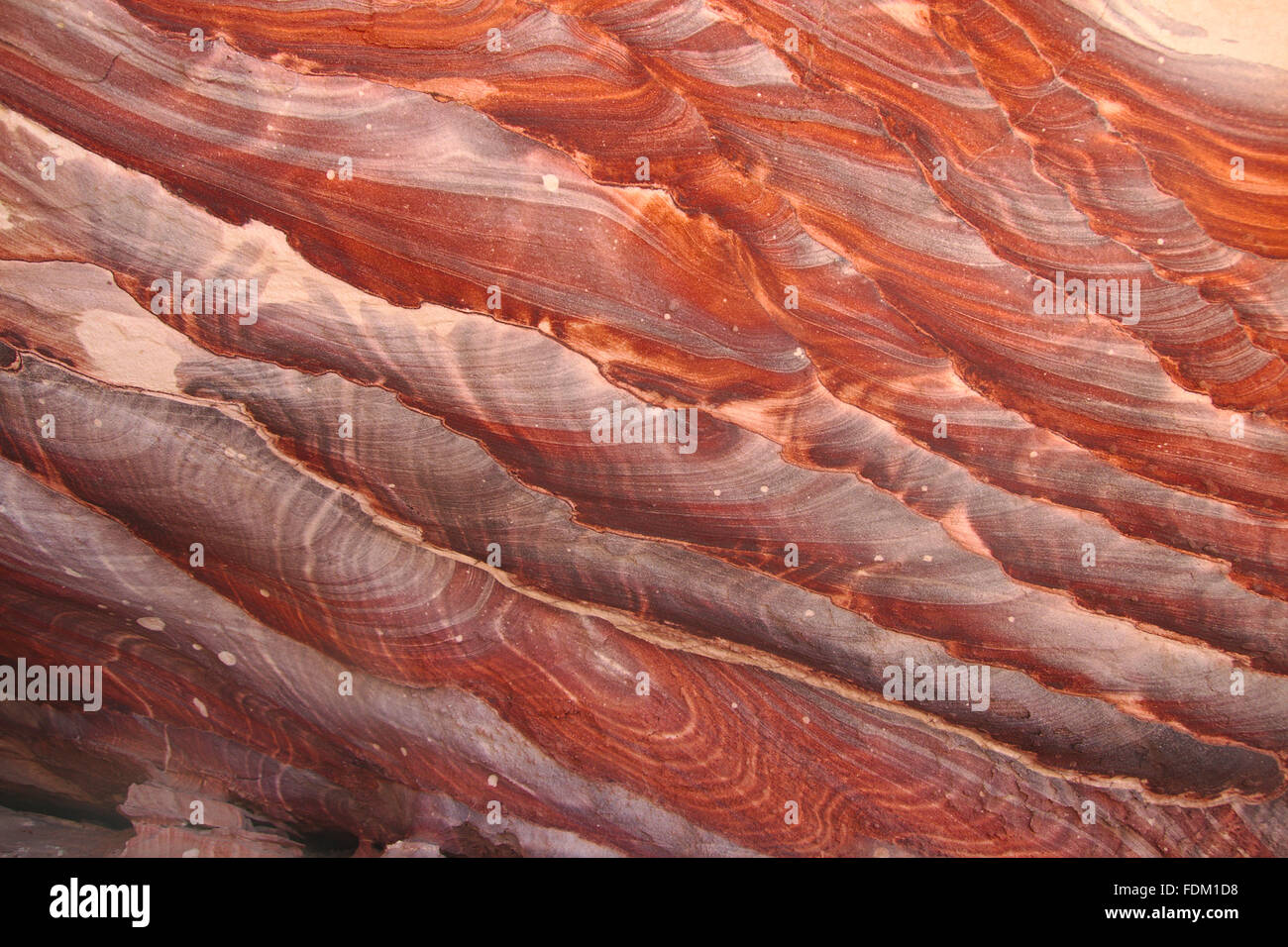 Colored sandstone in Petra, Jordan Stock Photo - Alamy