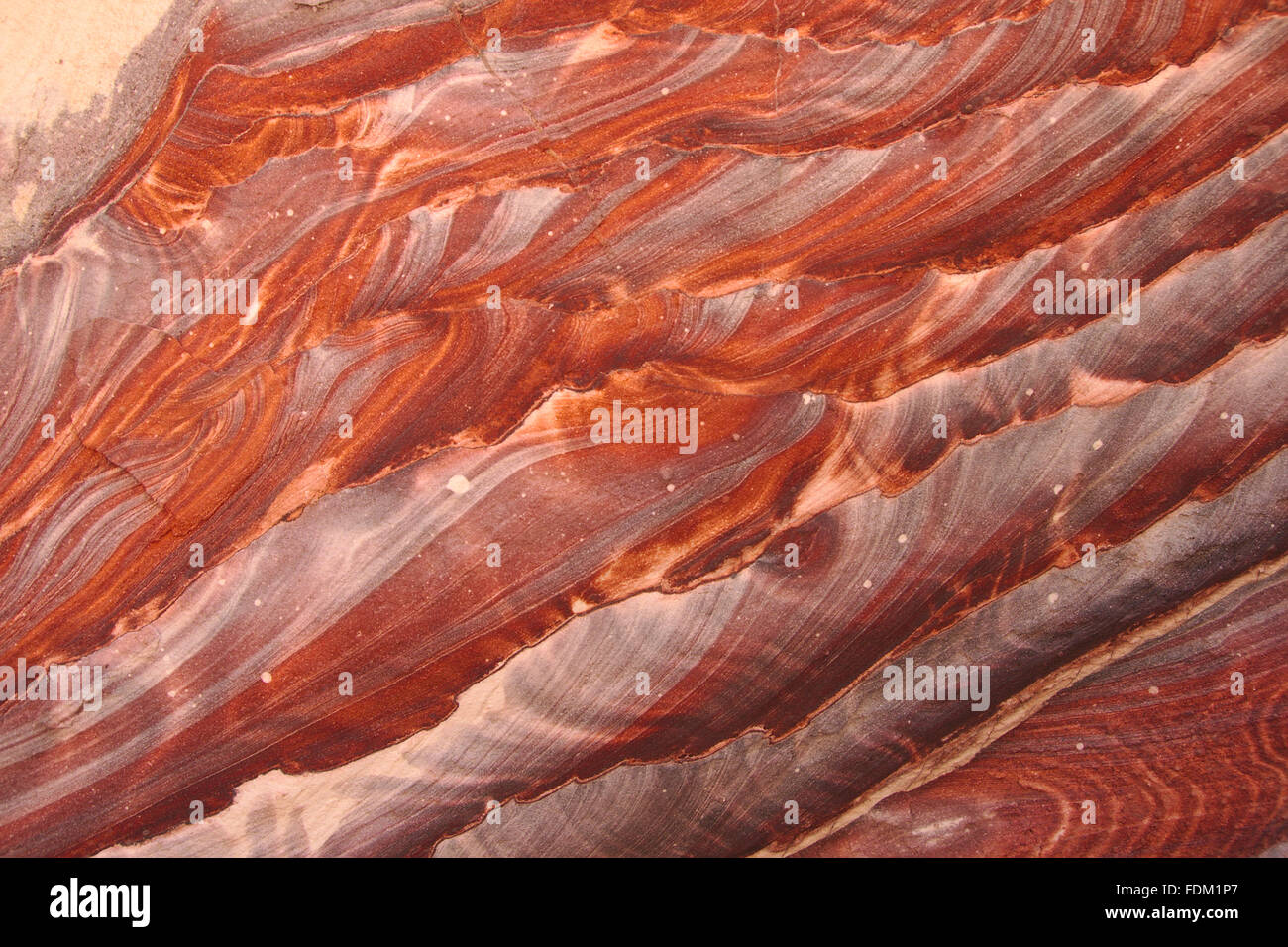 Colored sandstone in Petra, Jordan Stock Photo - Alamy
