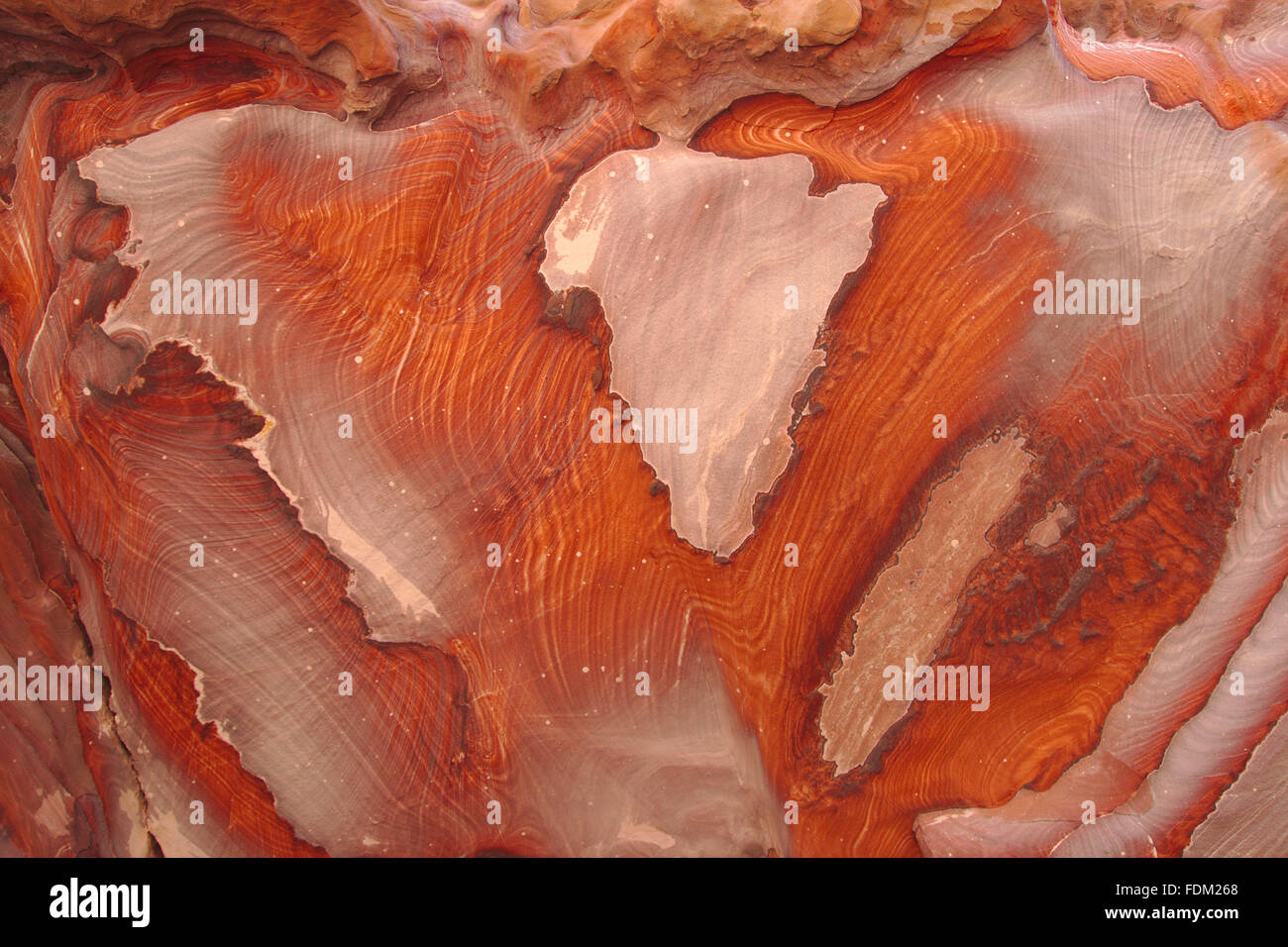 Colored sandstone in Petra, Jordan Stock Photo - Alamy