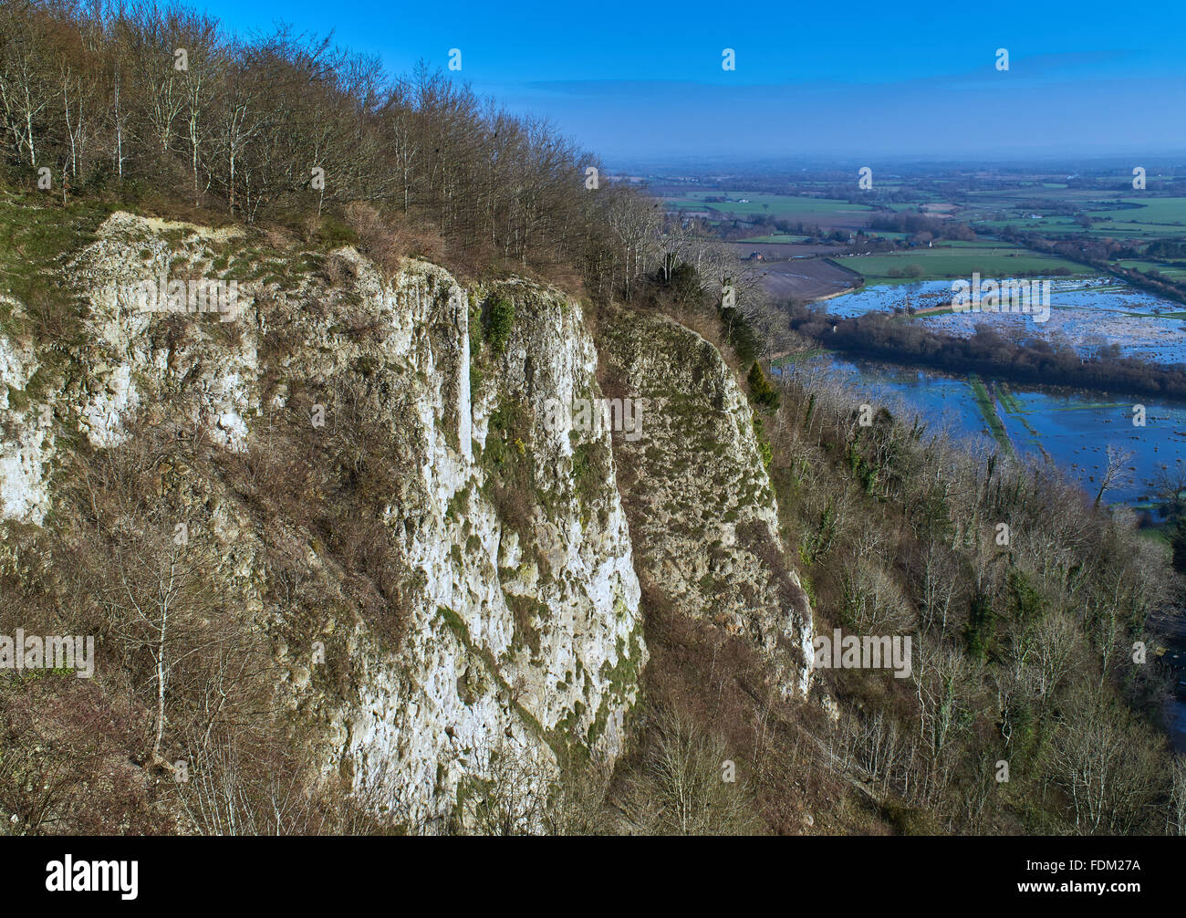 Chalk cliff overlooking hi-res stock photography and images - Alamy
