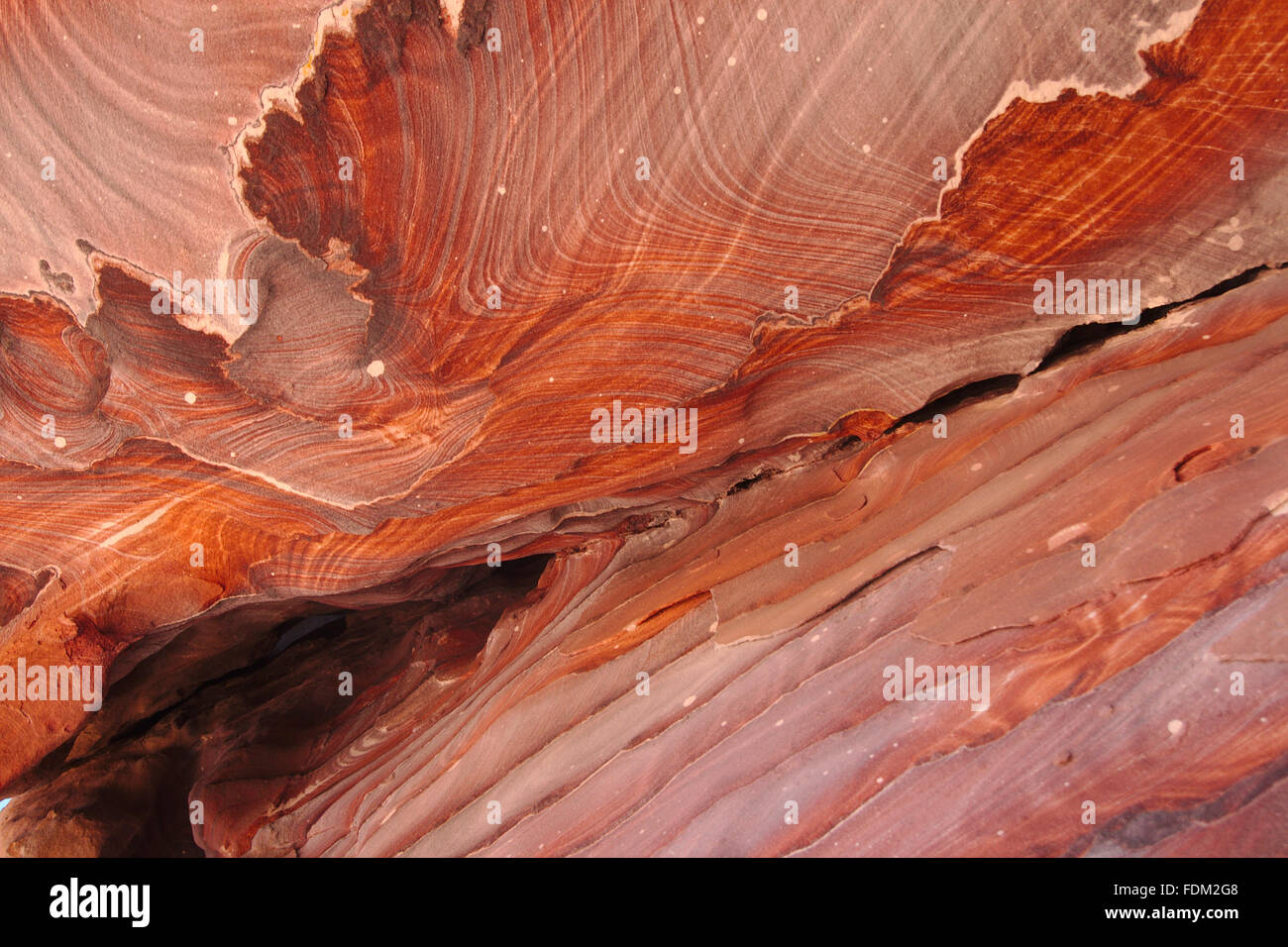 Colored sandstone in Petra, Jordan Stock Photo - Alamy