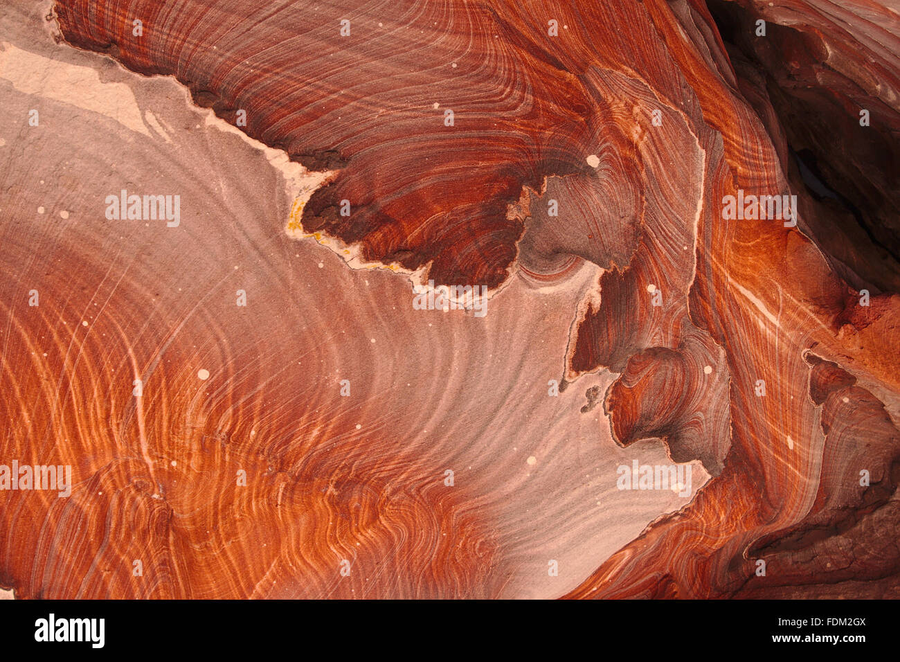 Colored sandstone in Petra, Jordan Stock Photo - Alamy