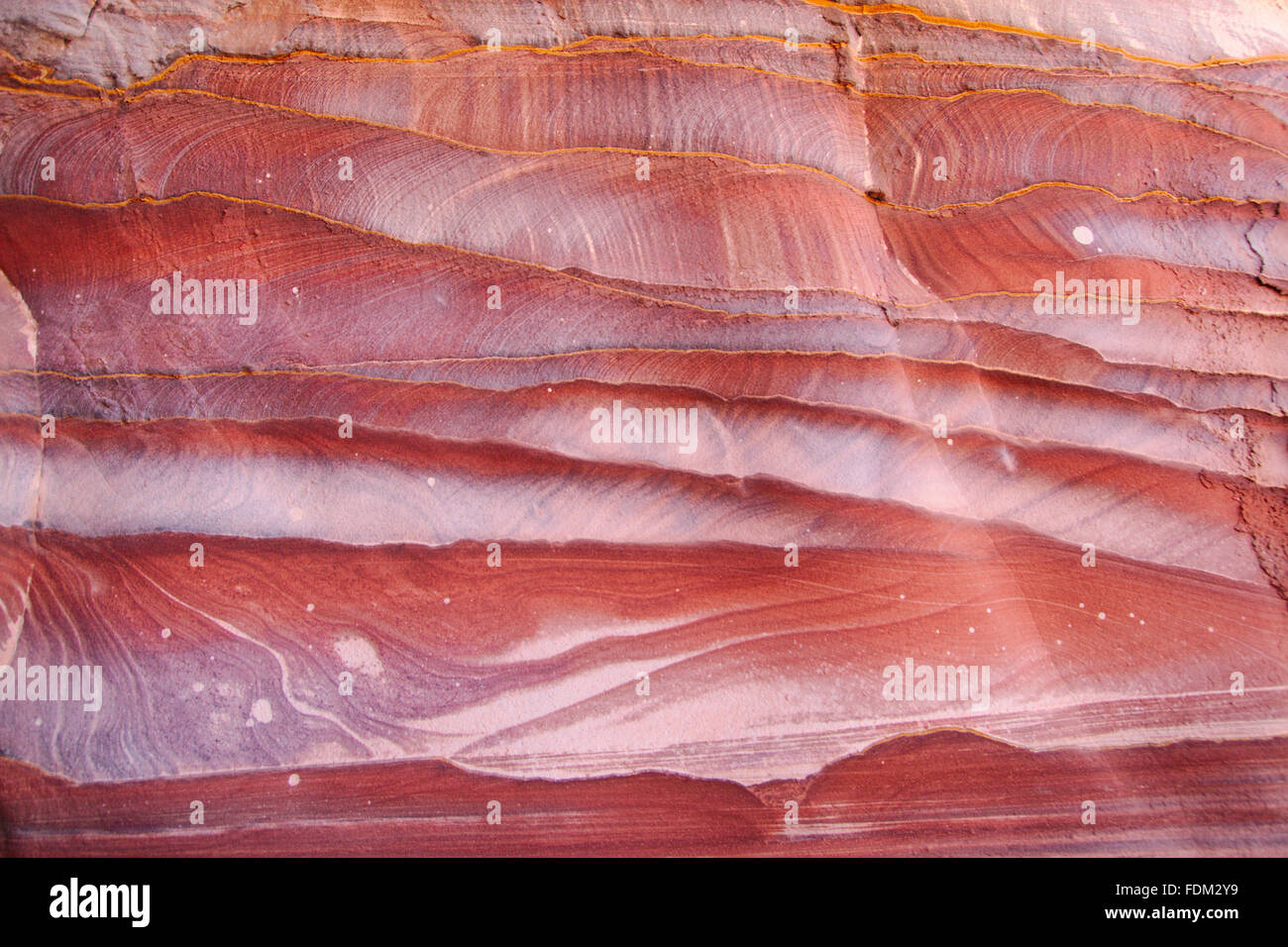 Colored sandstone in Petra, Jordan Stock Photo - Alamy