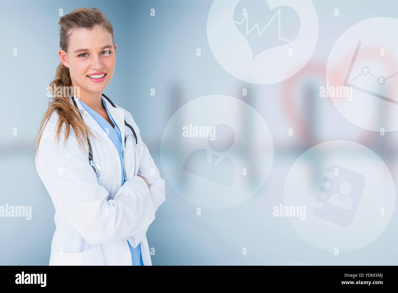 Doctor woman job line hi-res stock photography and images - Alamy