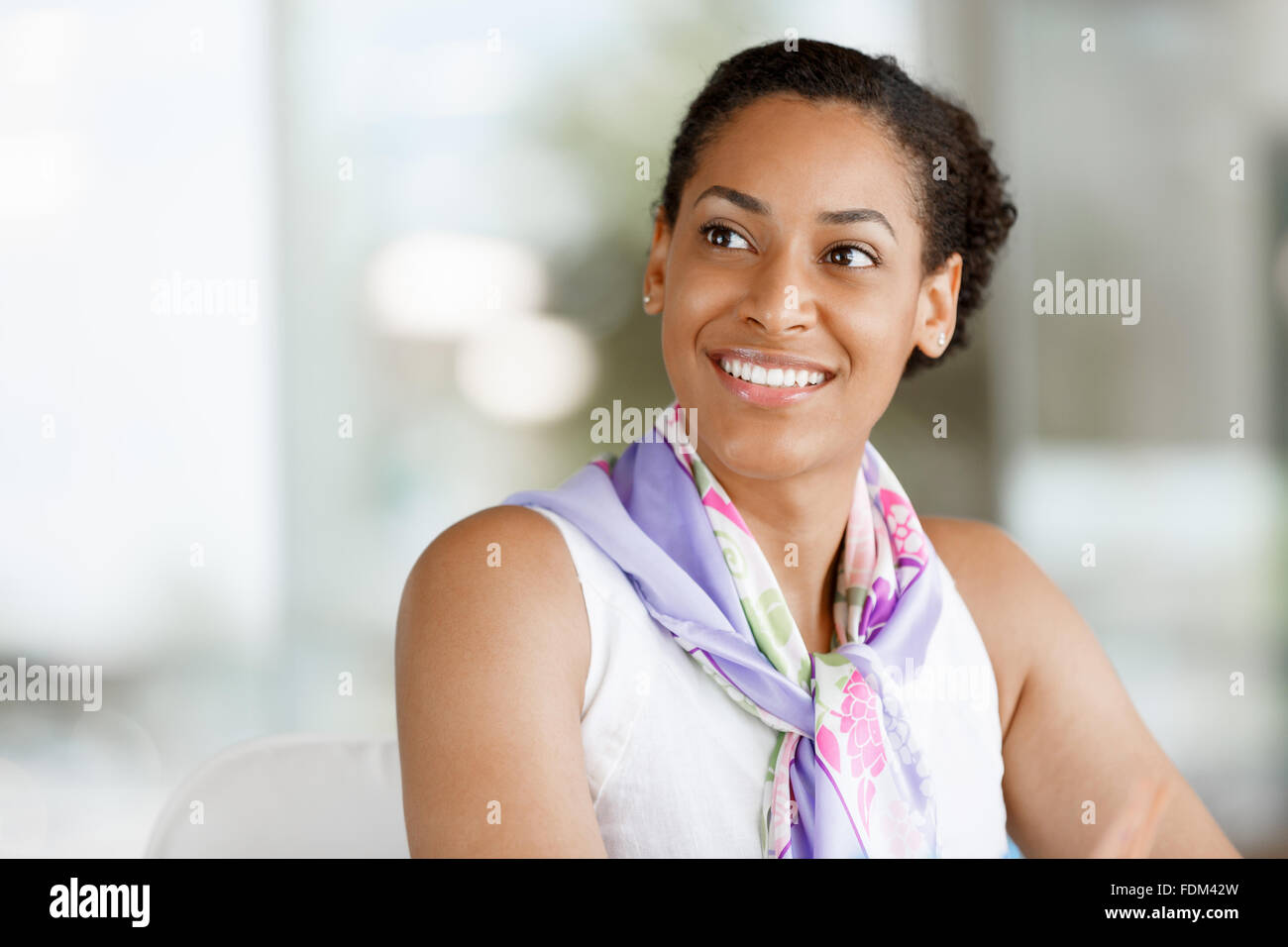 I am happy to work here Stock Photo - Alamy