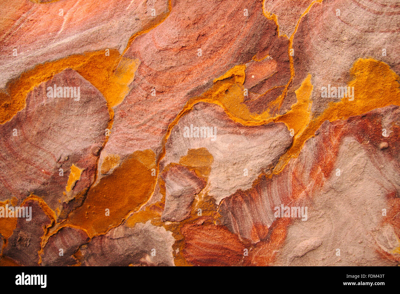 Colored sandstone in Petra, Jordan Stock Photo - Alamy