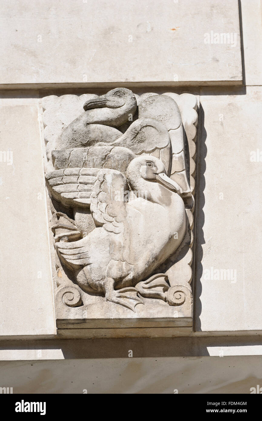 Decorative stone carvings figures on the Department of Energy and ...