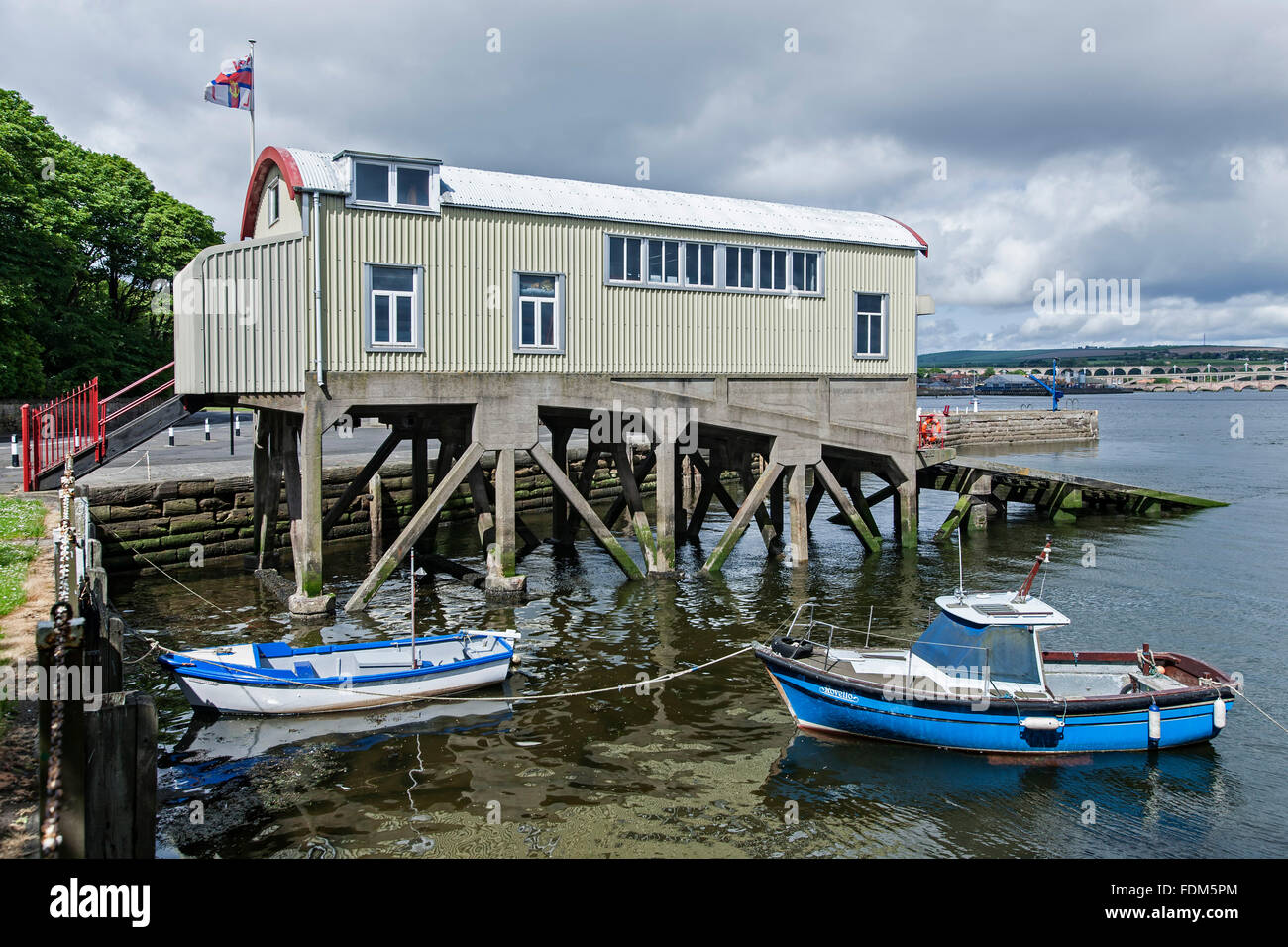 Lifeboat House, Northumberland Coast Path, Tweedmouth, England, United ...