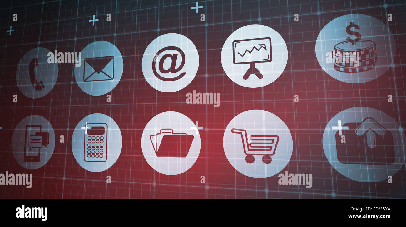 Blue matrix hi-res stock photography and images - Alamy