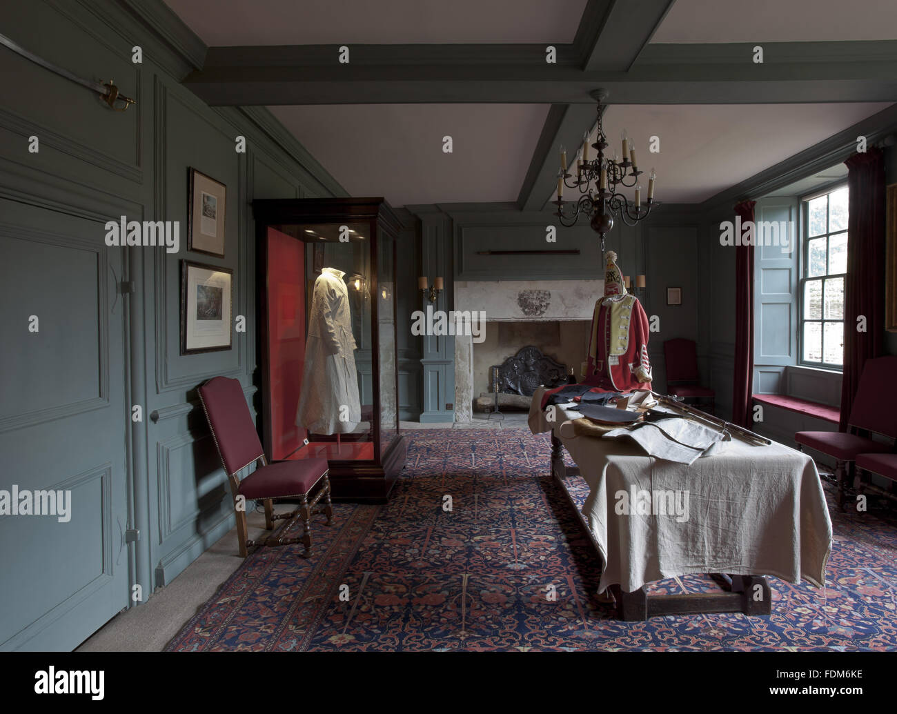 The Bicentenary Room at Quebec House, Westerham, Kent. Quebec House was ...