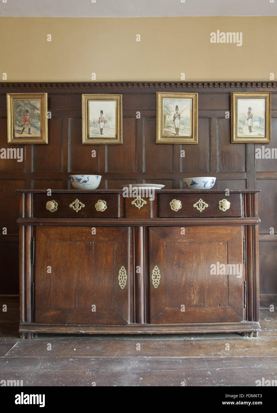 Dresser in the Entrance Hall at Quebec House, Westerham, Kent. Quebec ...