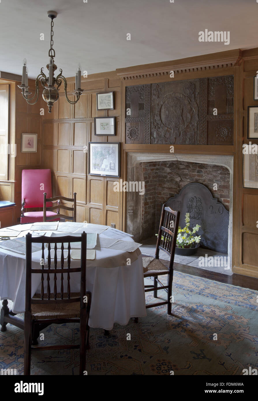 The Parlour at Quebec House, Westerham, Kent. Quebec House was the ...