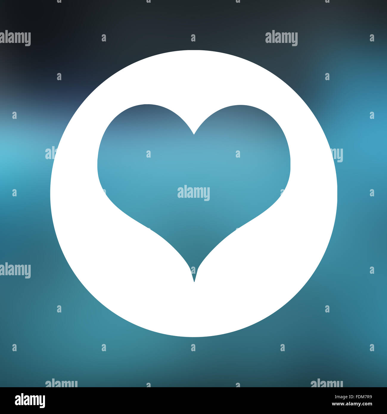 Round heart hi-res stock photography and images - Alamy