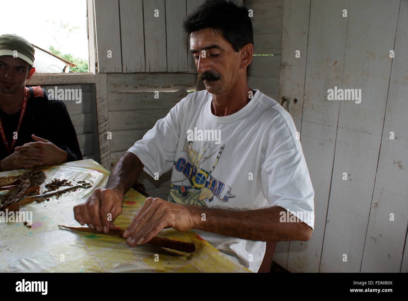 Cuban man with mustache and cigar hi-res stock photography and images ...