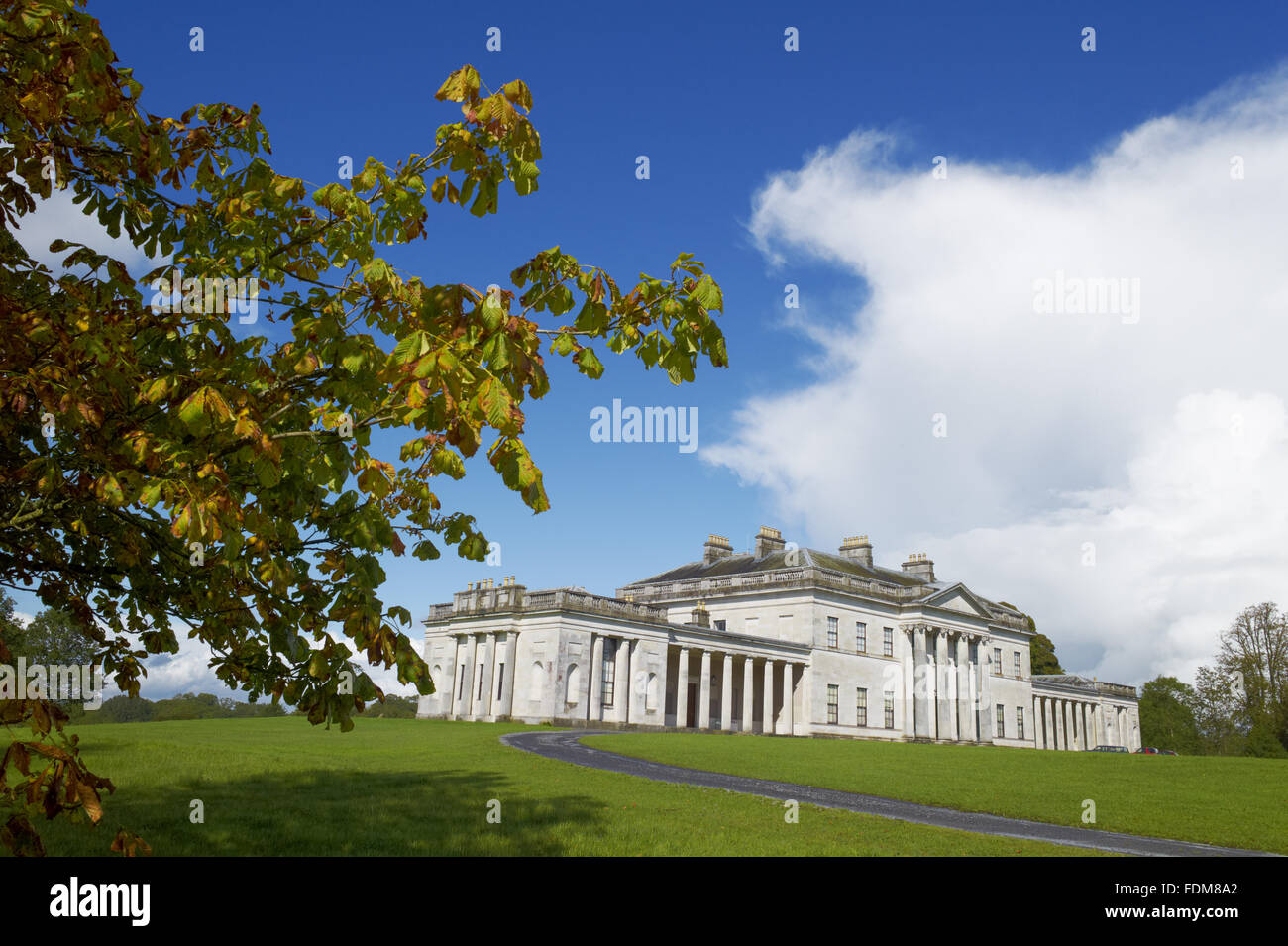 The south front at Castle Coole, County Fermanagh. The house designed ...
