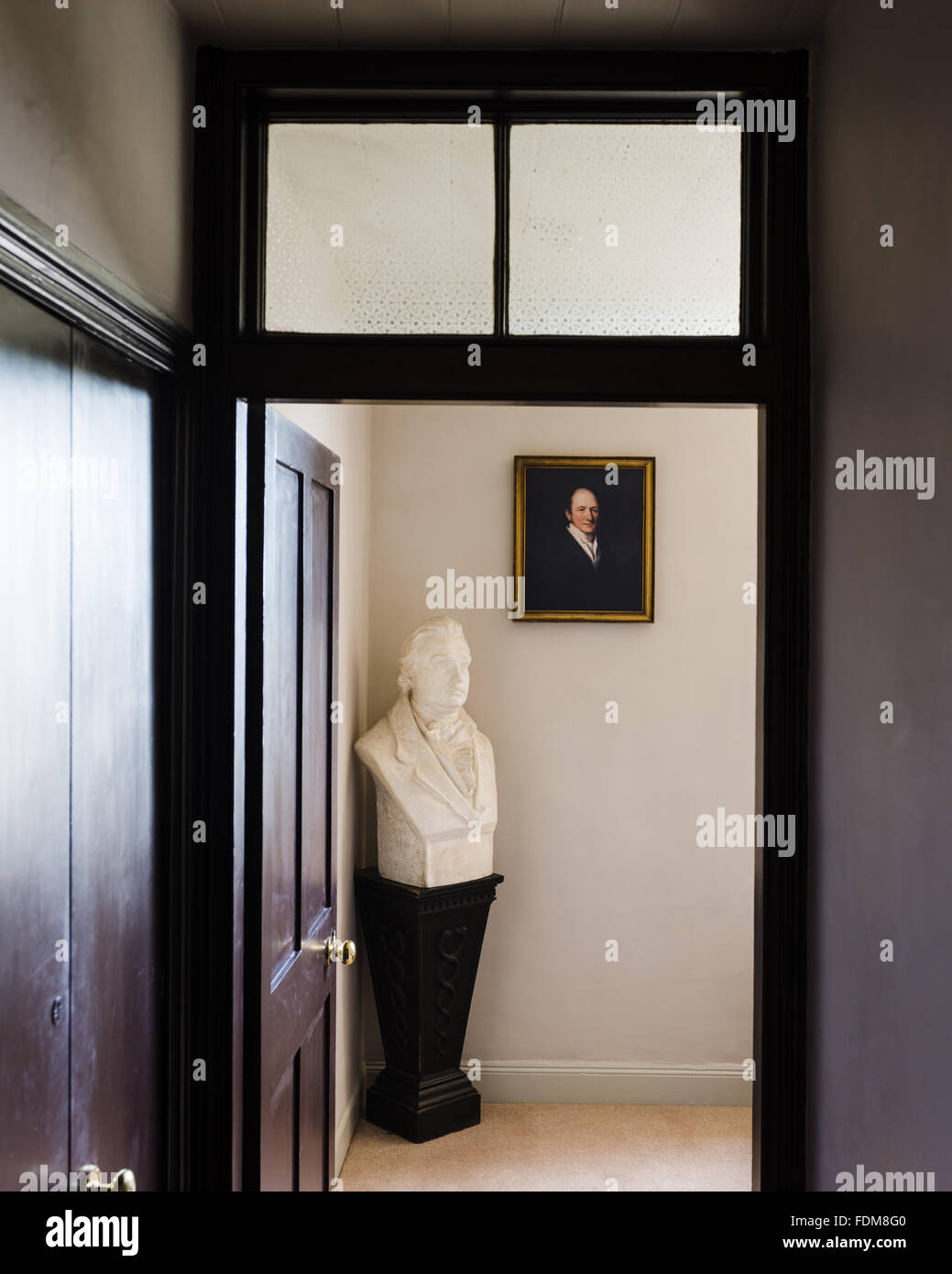 View into the Reading Room from the Landing at Coleridge Cottage ...