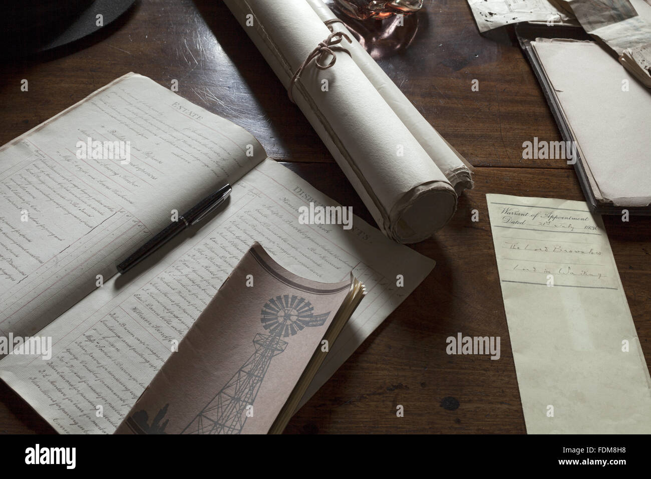 Pamphlets on table hi-res stock photography and images - Alamy