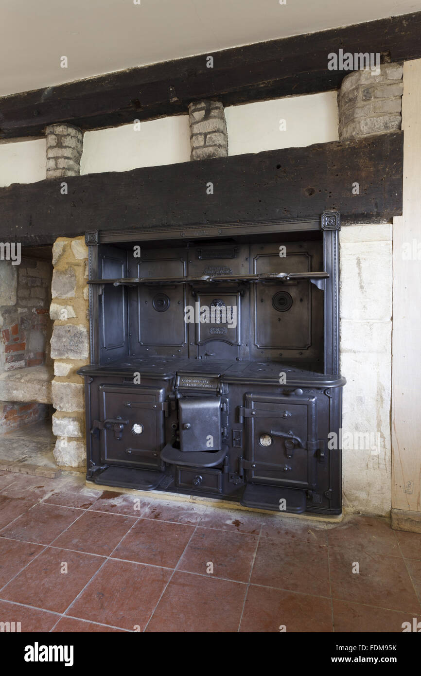 The newly installed range cooker in the Victorian styled kitchen at ...