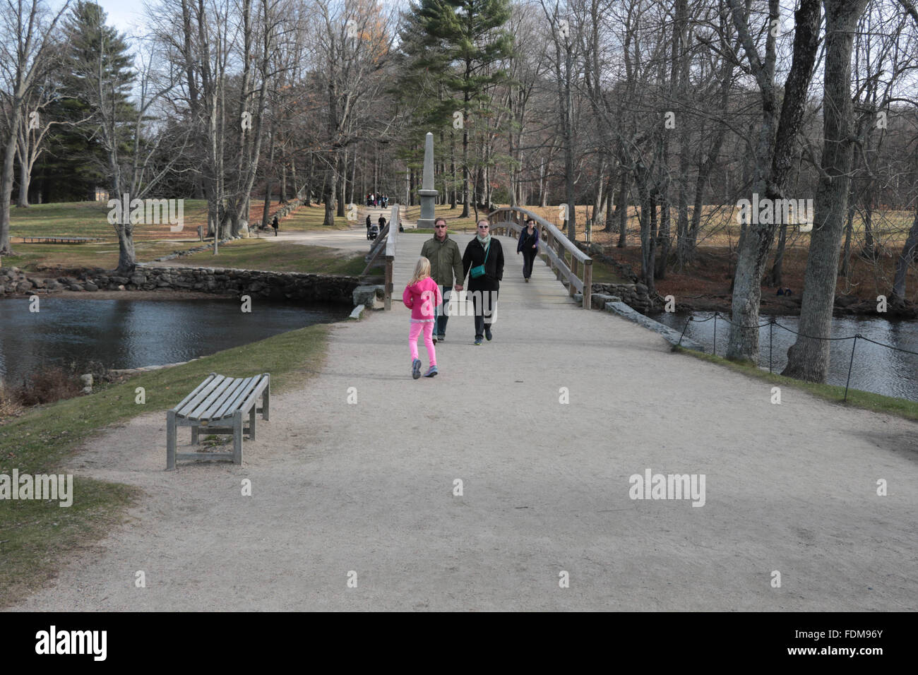 North Bridge, Concord Massachusetts Stock Photo - Alamy