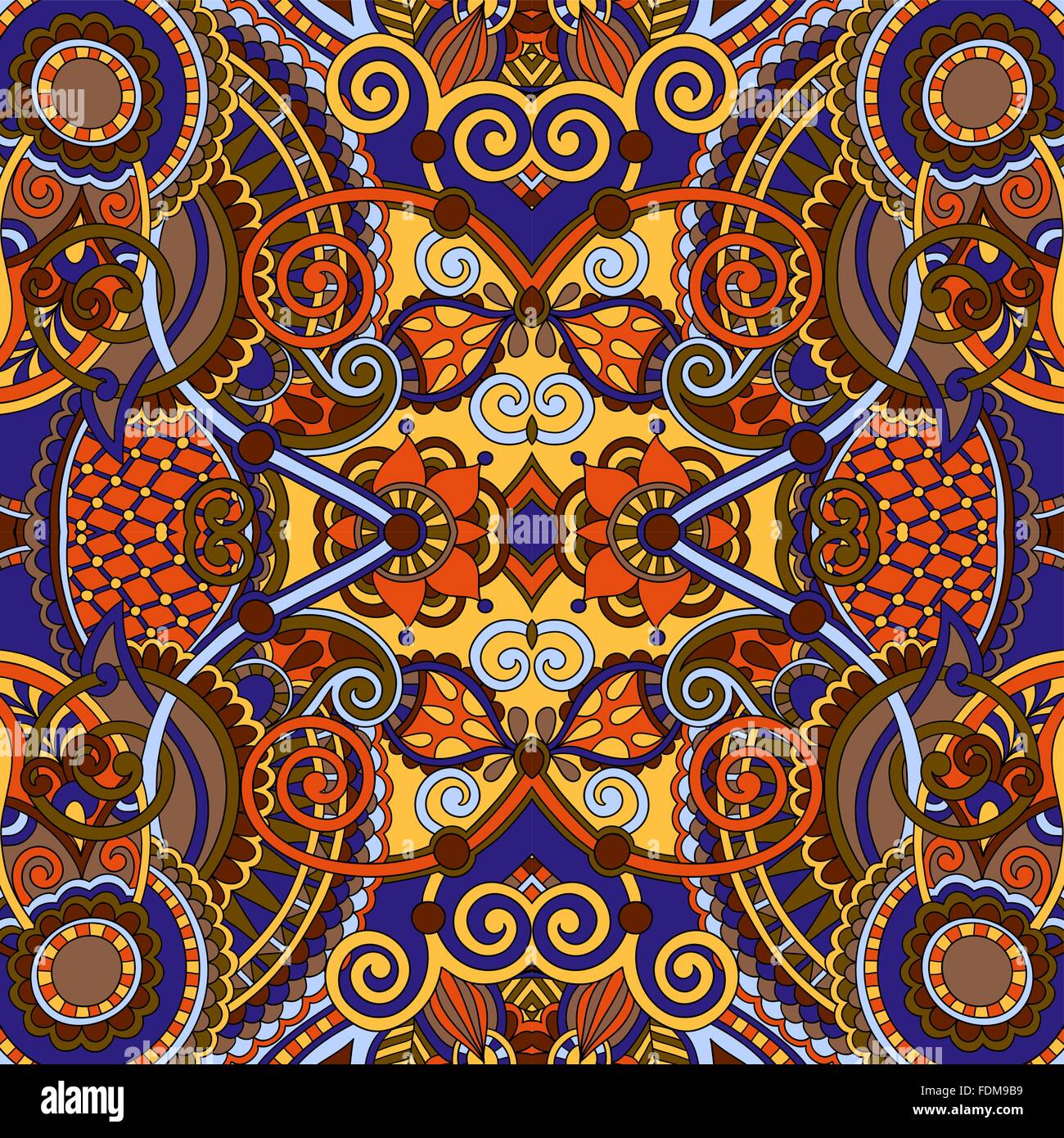 authentic silk neck scarf or kerchief square pattern design in u Stock ...