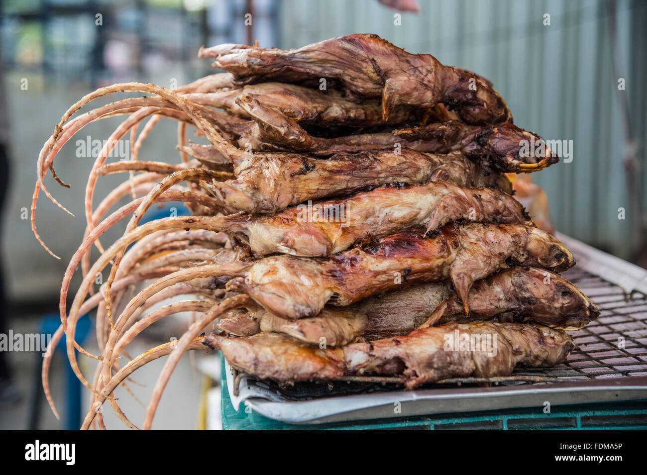Thailand. Things essentially Thai, a road side market trader selling ...