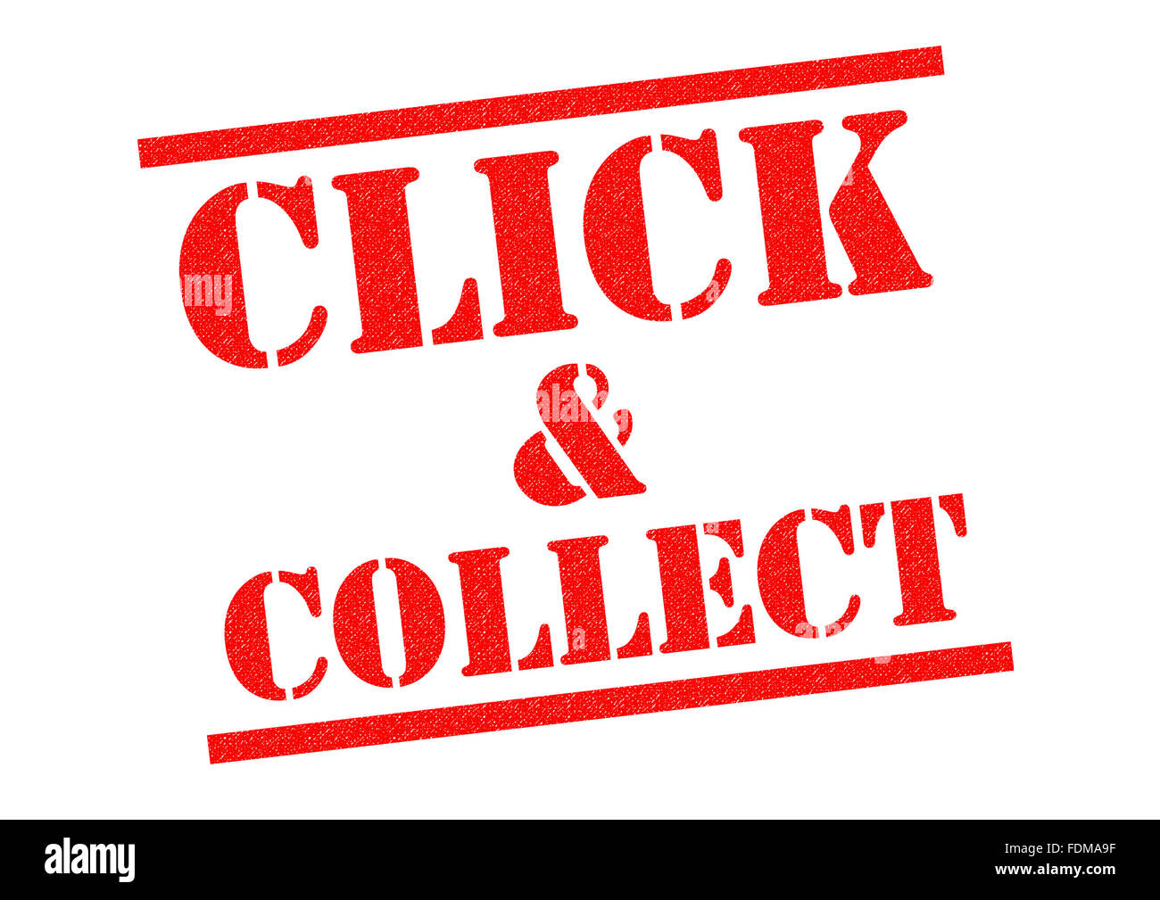 Click collect order delivery Cut Out Stock Images & Pictures - Alamy