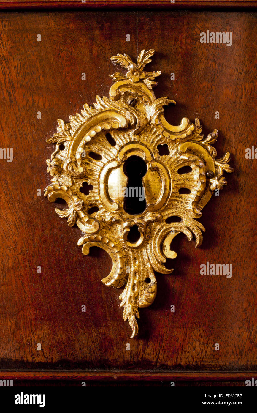 Rococo lock hi-res stock photography and images - Alamy