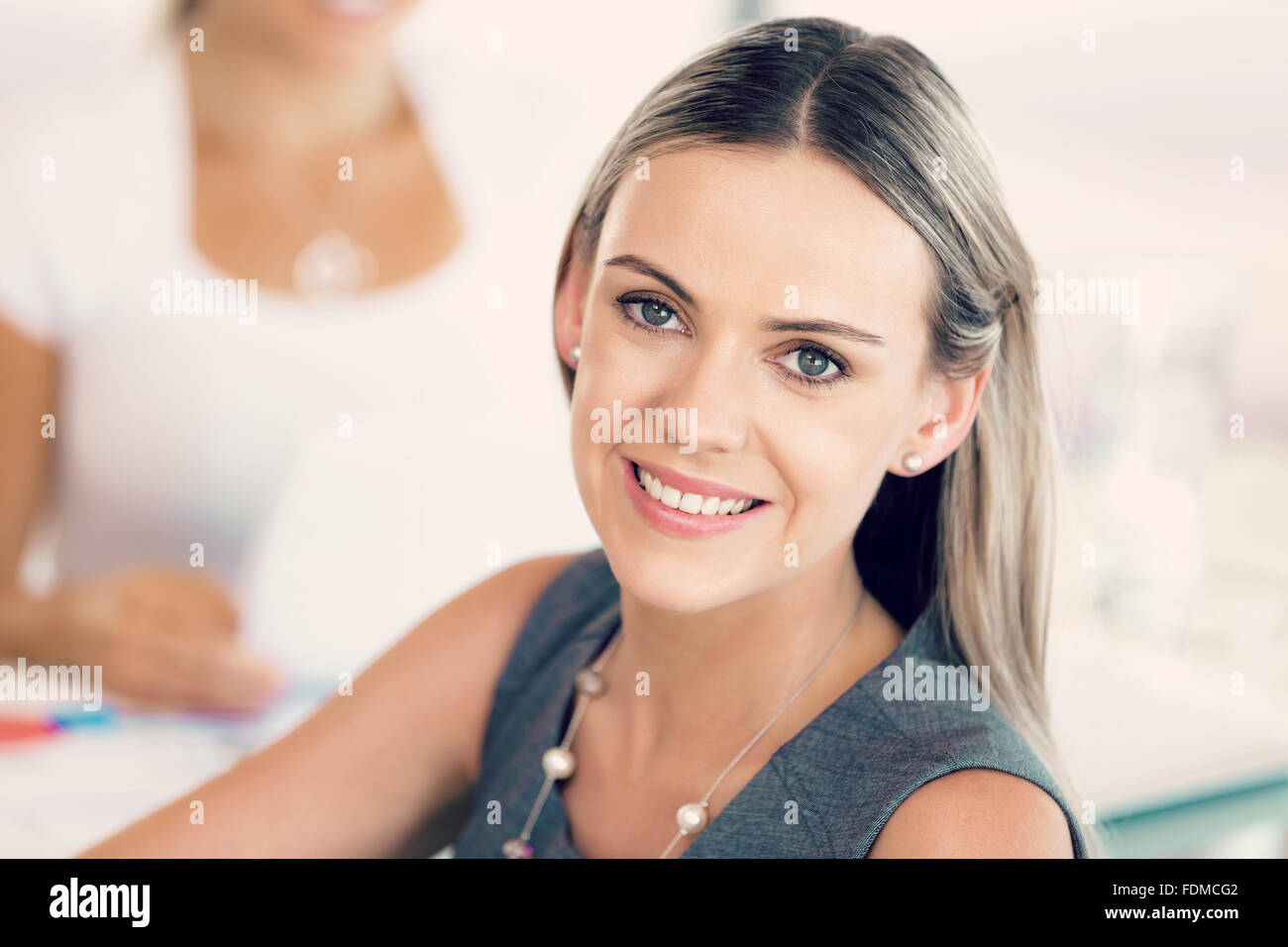 Young professional at job interview Stock Photo - Alamy
