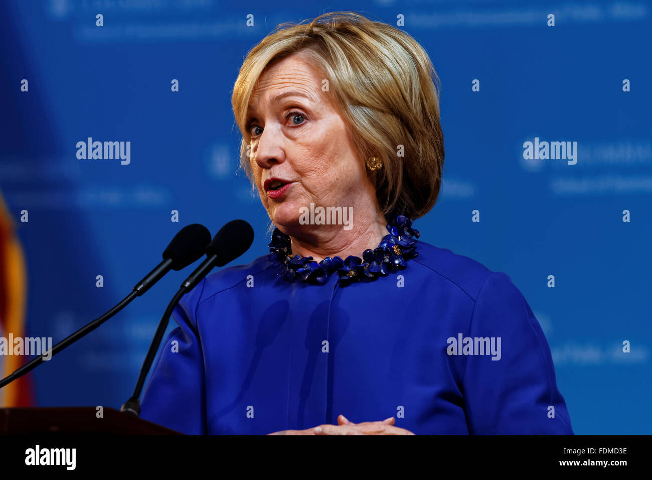 Democrat presidential candidate Hillary Clinton speaks during a ...