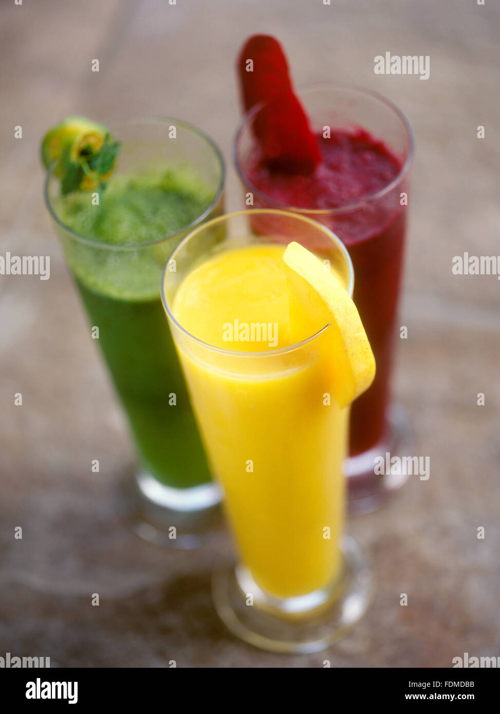 Trio slush drinks mandala spa hi-res stock photography and images - Alamy