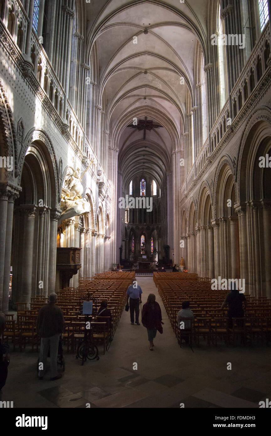 Church interior, Normandy, France Stock Photo - Alamy