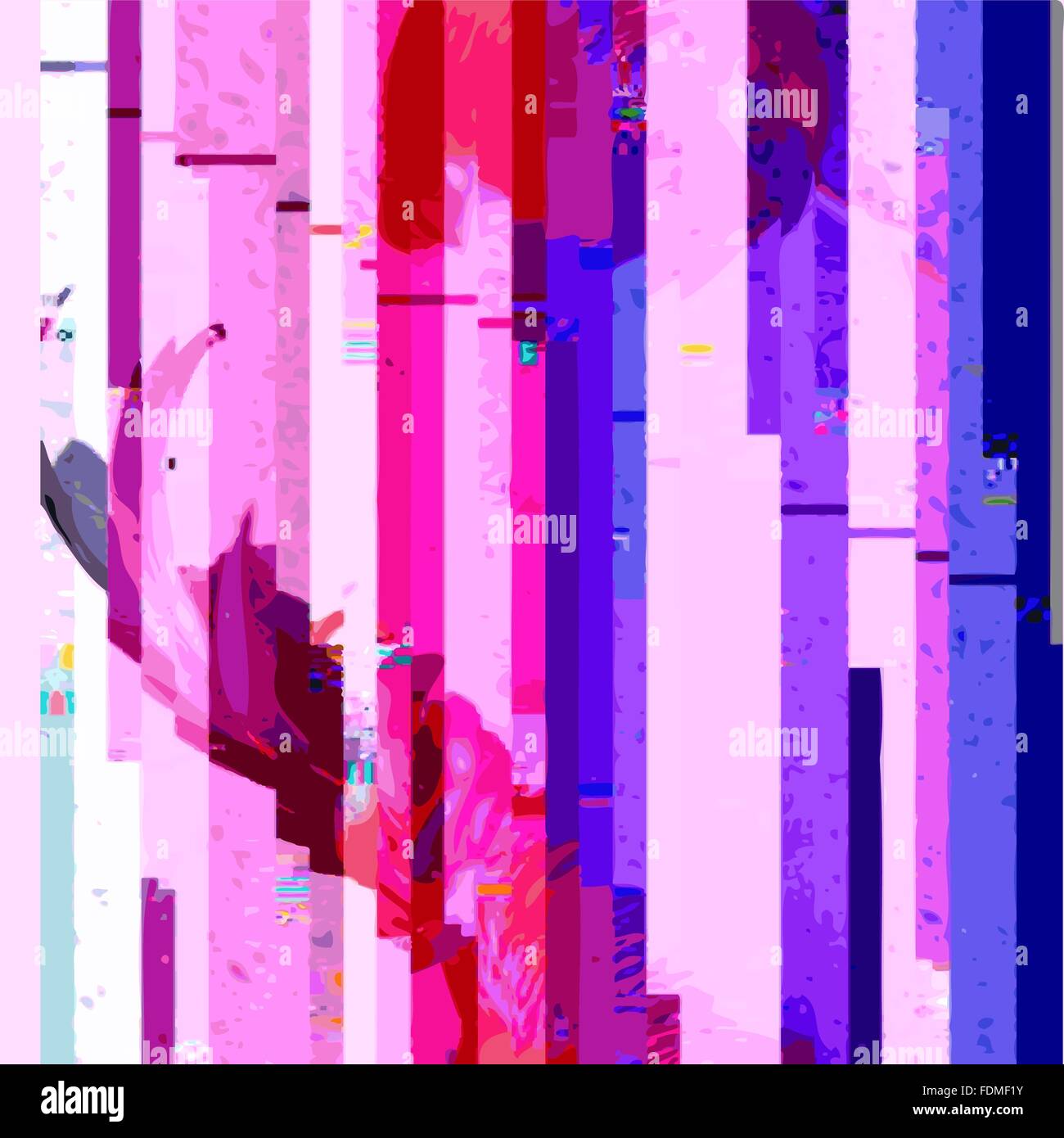 Glitch stripes Stock Vector Images - Alamy