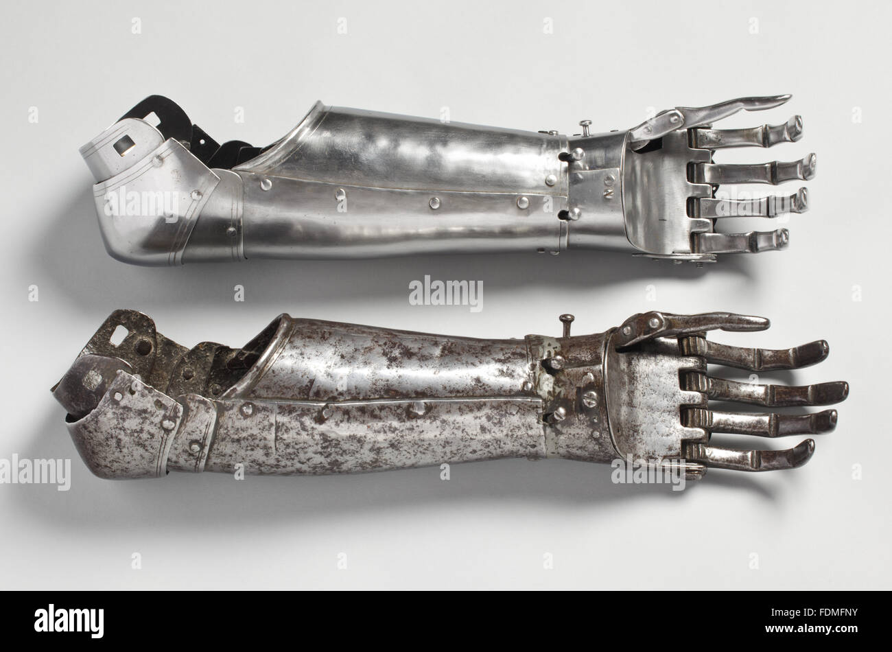 Two vambrace or forearm defence, probably German seventeenth century ...