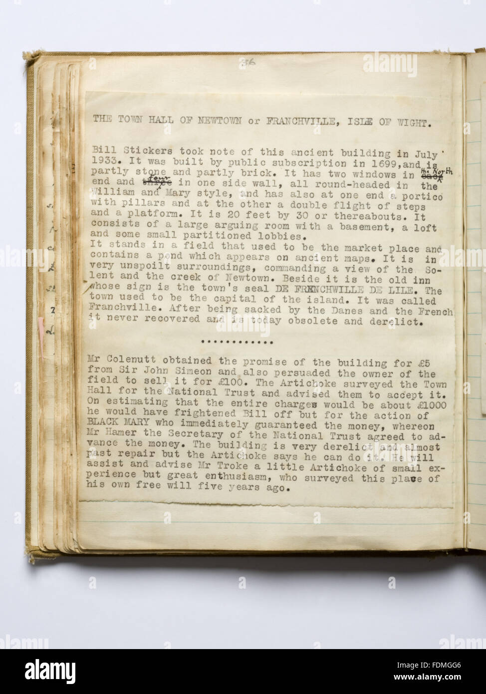 Page of the "Boo" (book) of Ferguson's Gang who were a group of ...