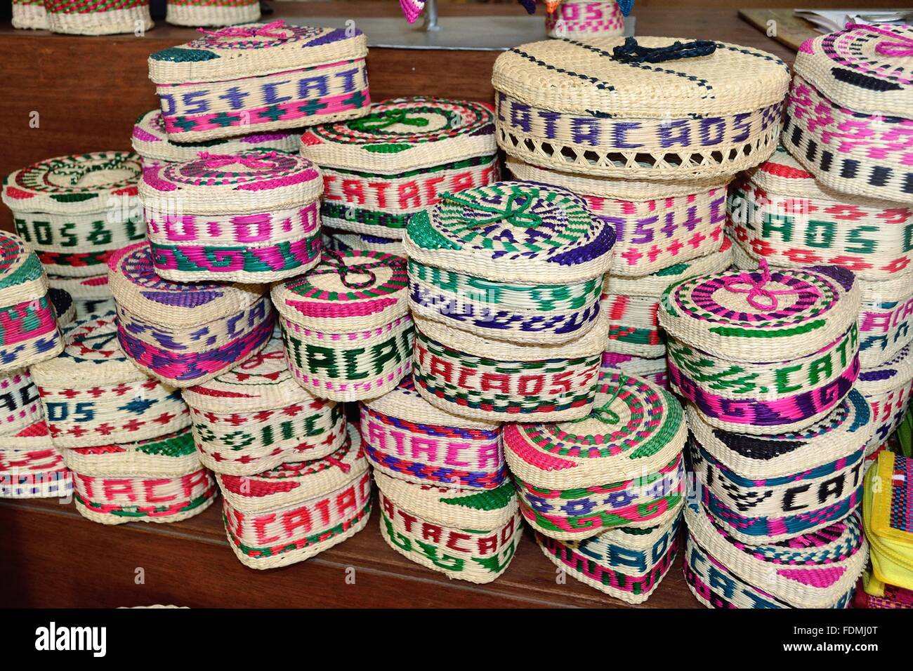 Basketry - Market in CATACAOS. Department of Piura .PERU Stock Photo ...