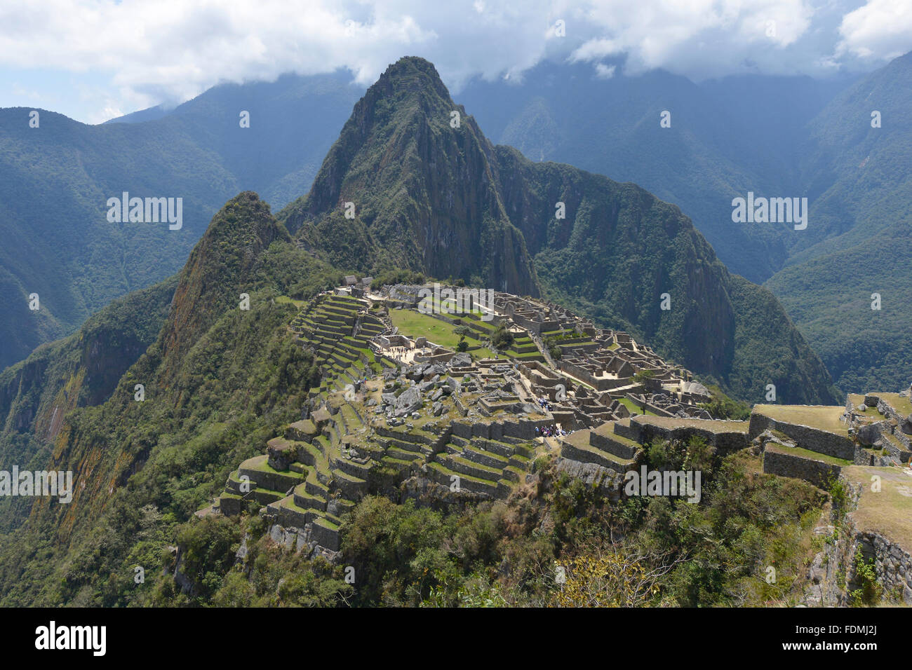 Machu Picchu, Peru, UNESCO World Heritage Site in 1983. One of the New ...