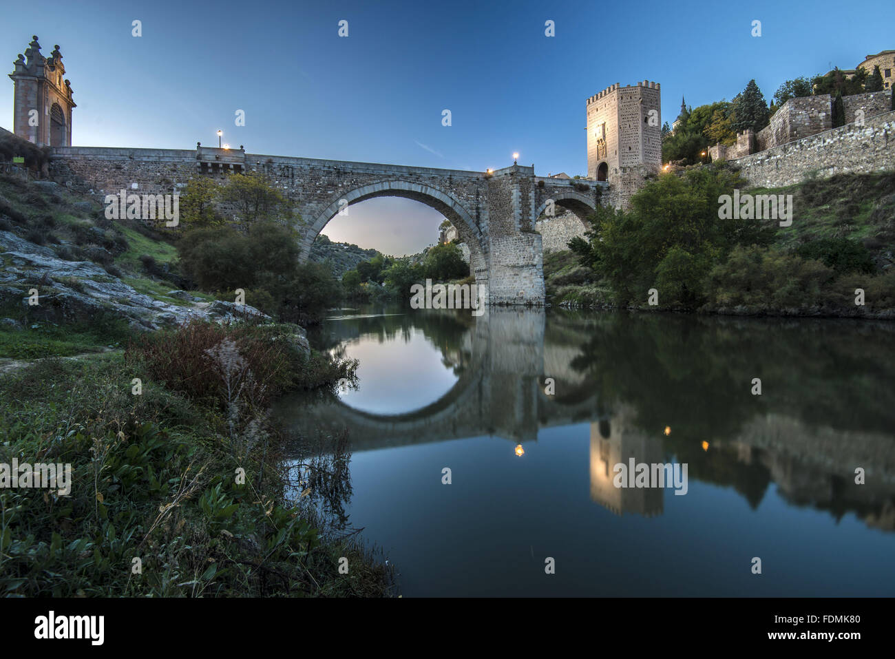 Roman bridge of alcantara hi-res stock photography and images - Alamy