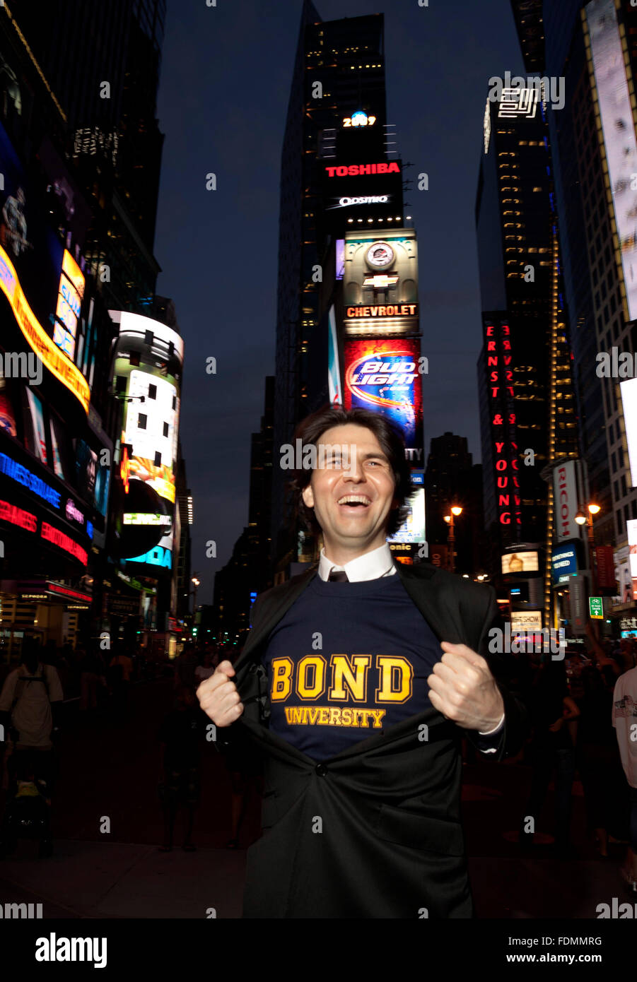 Australian comedian James Smith, now based in New York, pictured in ...