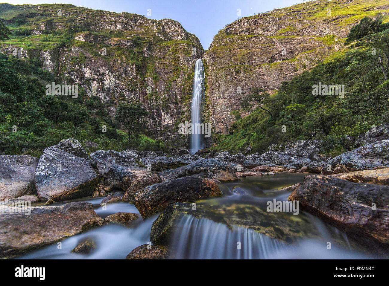 Casca D`Anta waterfall - Sao Francisco river - the Serra da Canastra ...