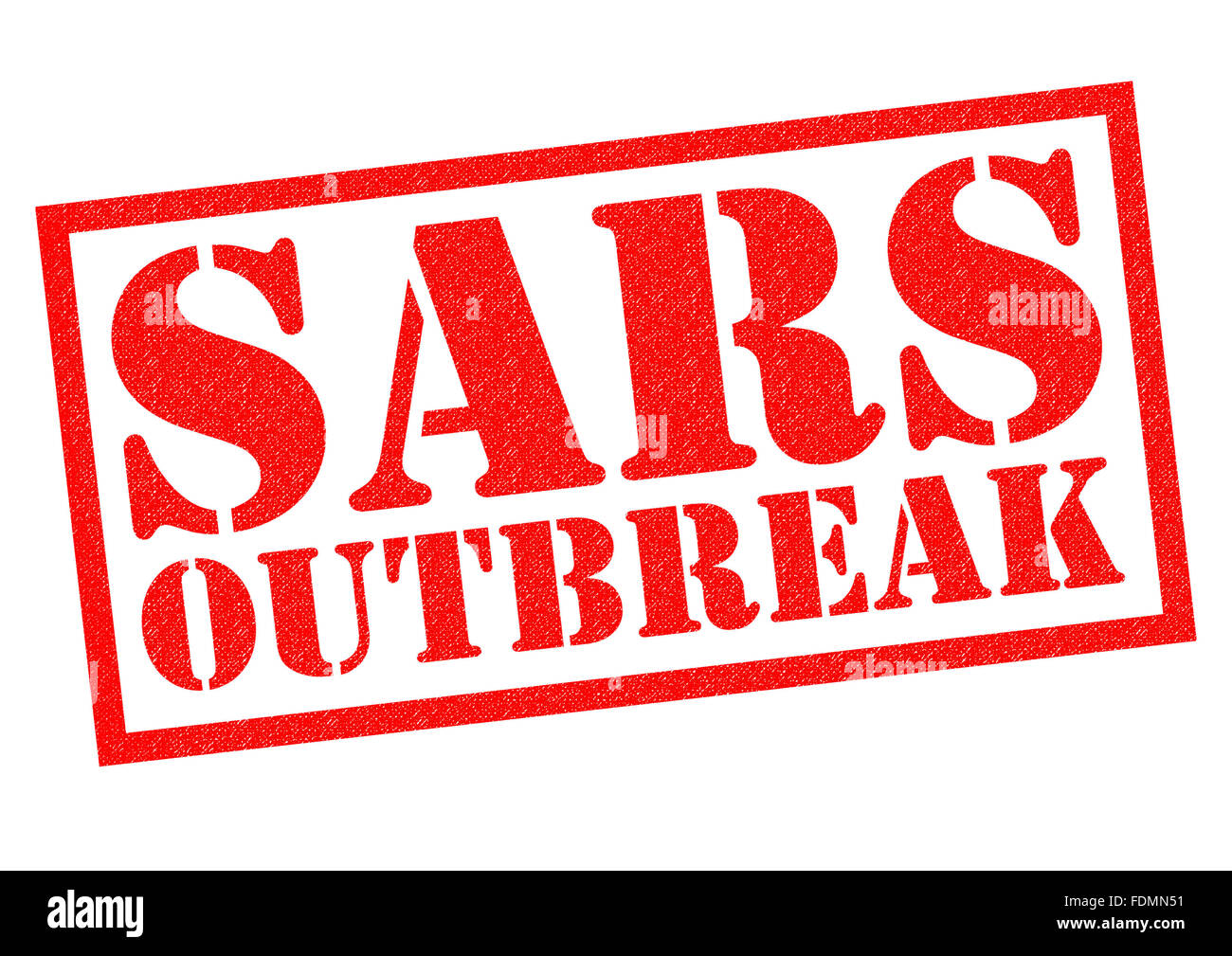 SARS OUTBREAK red Rubber Stamp over a white background Stock Photo - Alamy