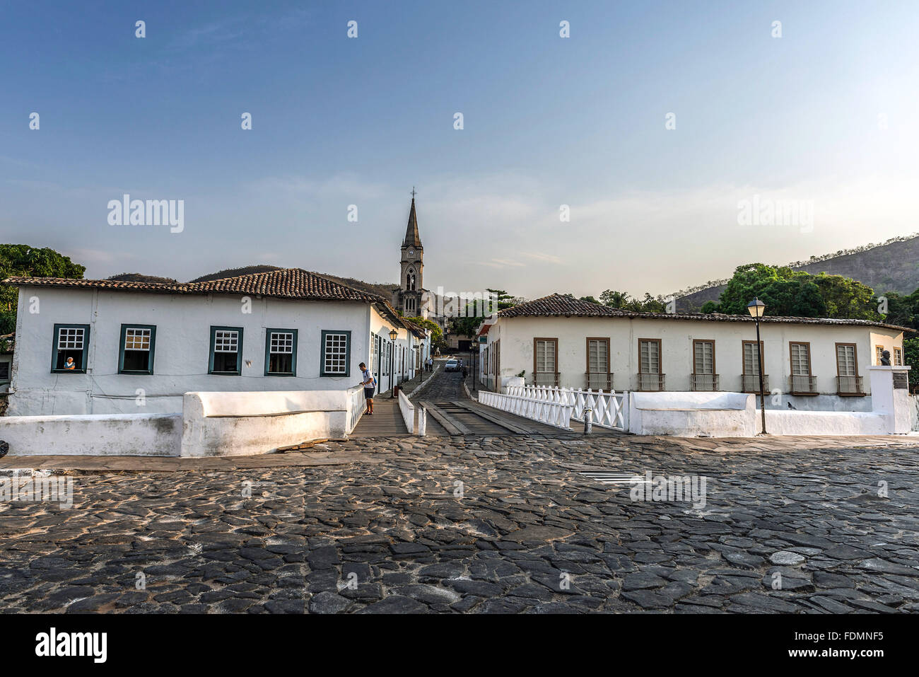 Bridge House Museum and Carmo Cora Coralina on the bank of the Red ...