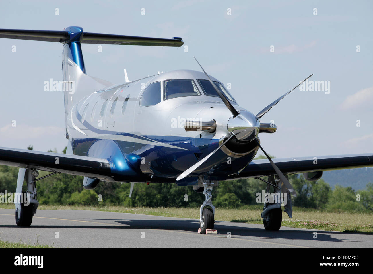Single turboprop aircraft pilatus pc 12 hi-res stock photography and ...
