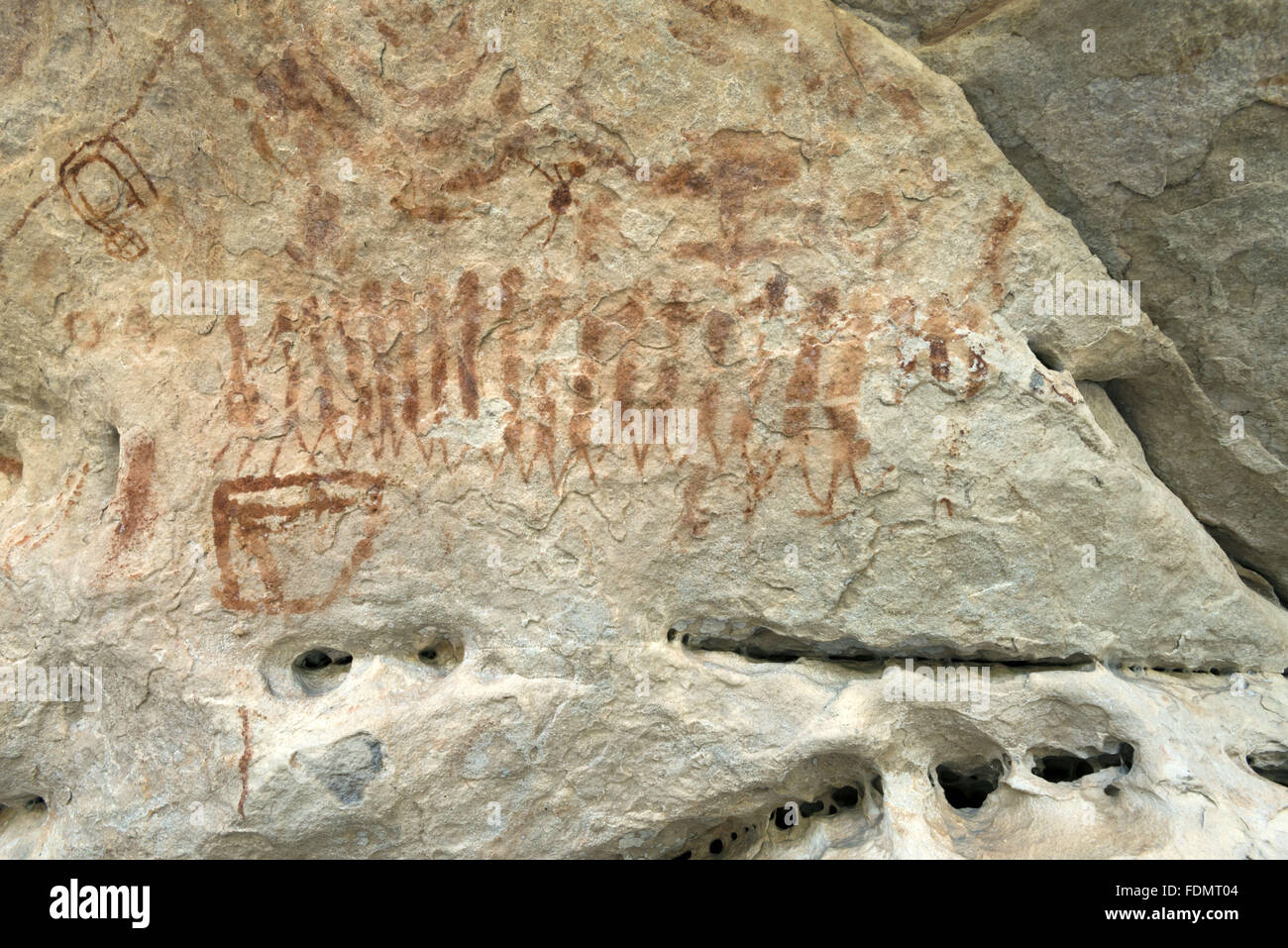 Rock inscriptions in Sitio Loca of Grey - National Park Catimbau Stock ...